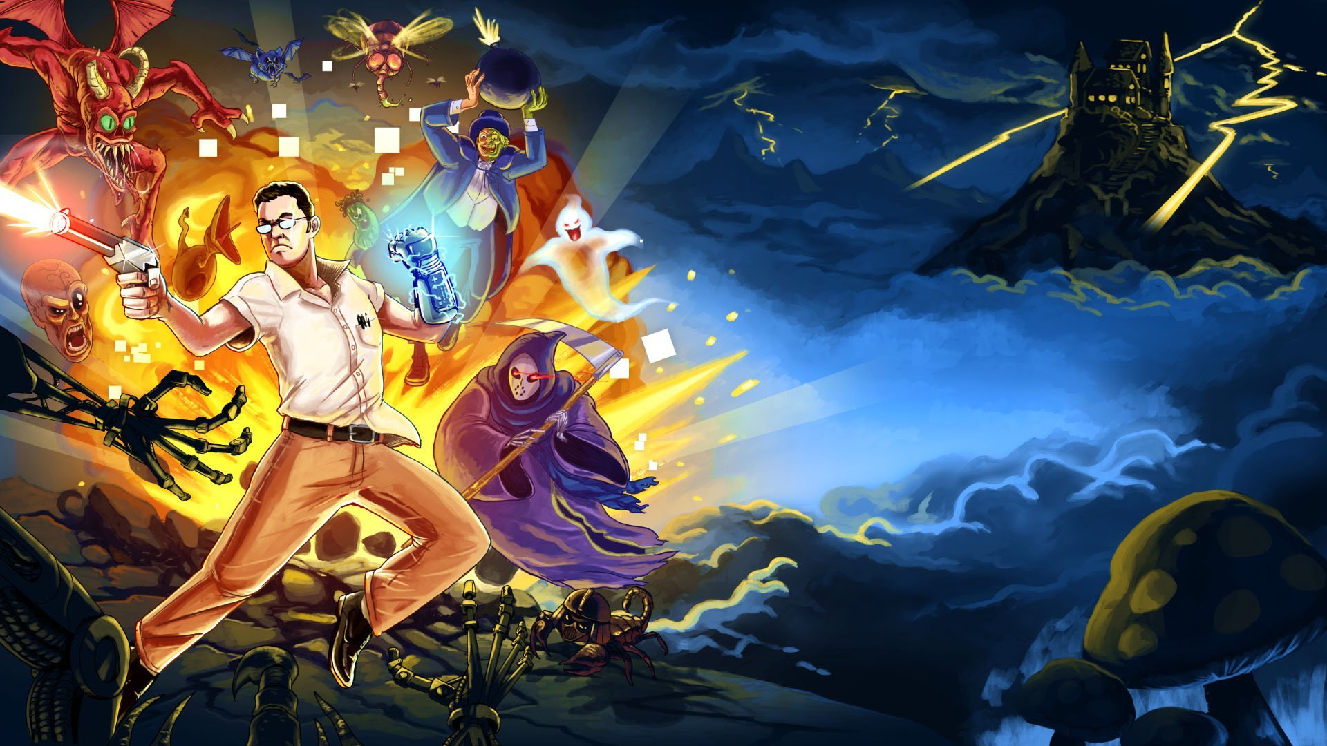 Angry Video Game Nerd kendi NES oyununu tanıttı - - Gamereactor