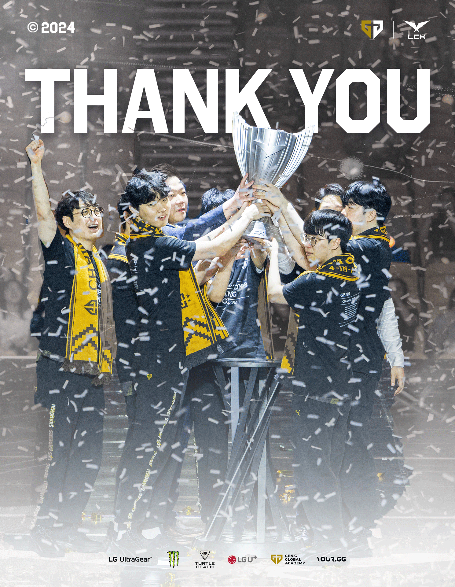 Gen.G, League of Legends ekibinin tamamını yayınladı