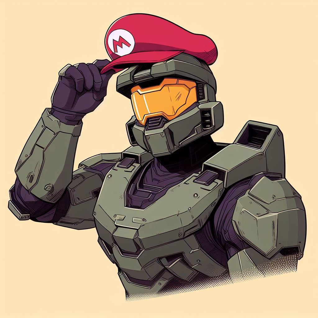 Super Mario mini oyunu Halo Infinite oluşturuldu